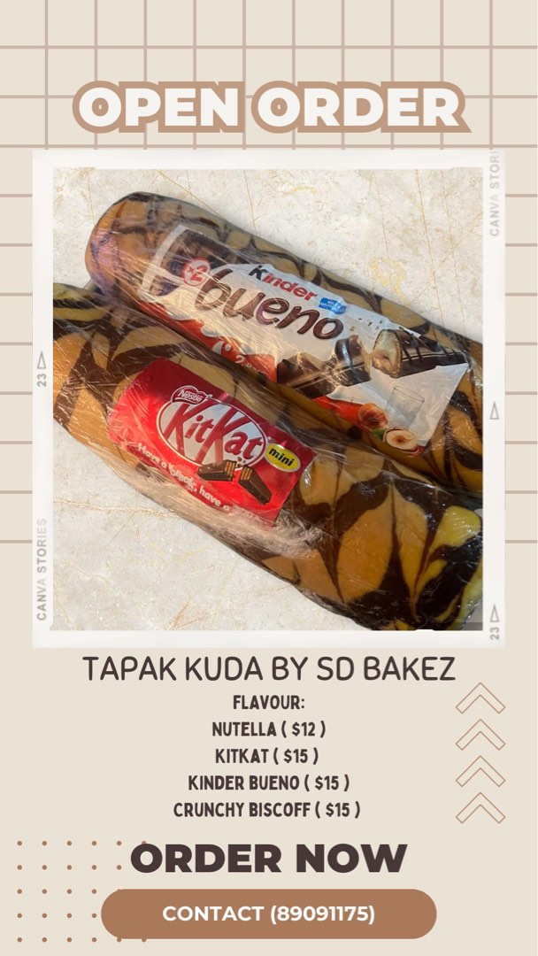 Kek Tapak Kuda, Food & Drinks, Homemade Bakes on Carousell