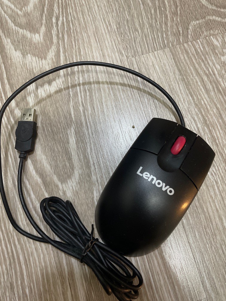 Lenovo wired mouse, Computers & Tech, Parts & Accessories, Mouse ...