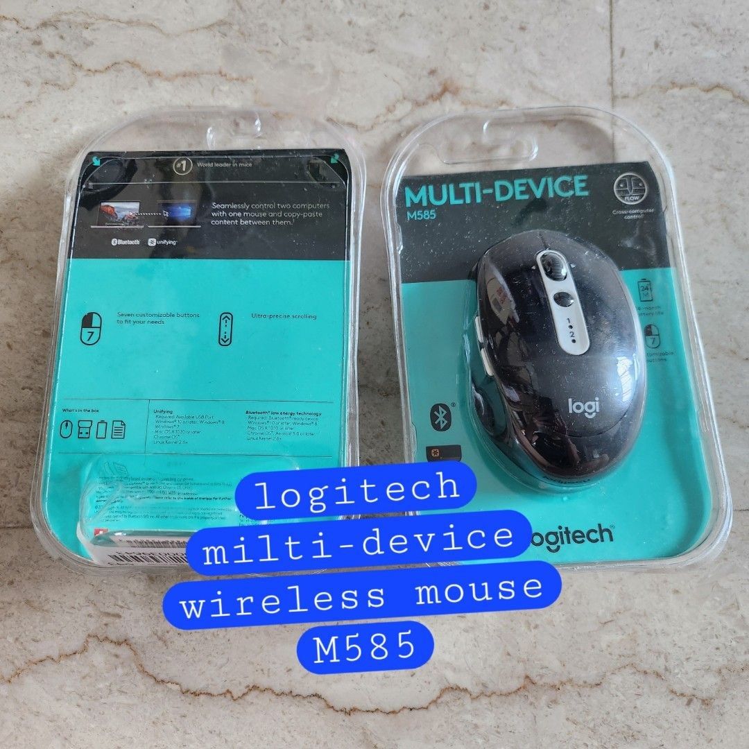 Logitech Multi Device Wireless Mouse M585 Computers Tech Parts Accessories Mouse