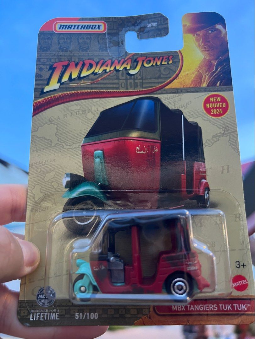 Matchbox TukTuk Indiana Jones, Hobbies & Toys, Toys & Games on Carousell