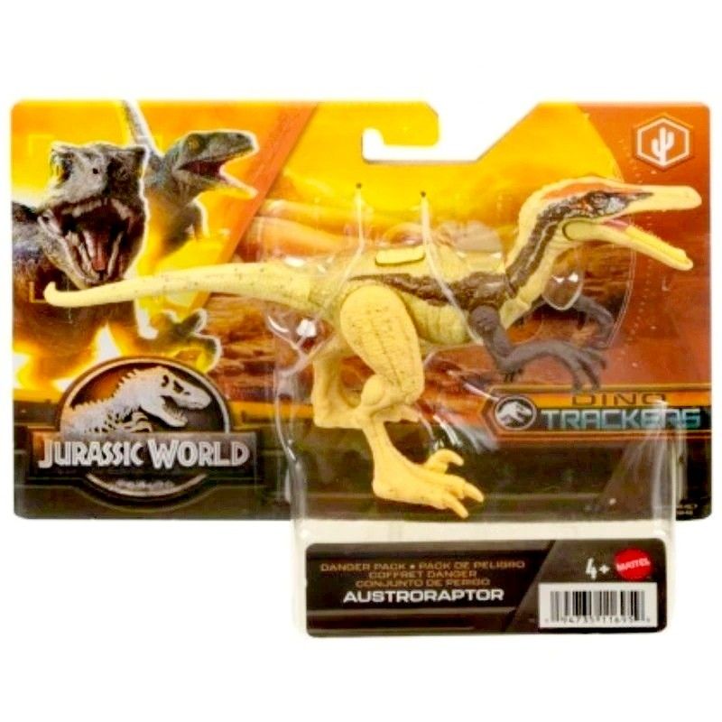 MATTEL JURASSIC WORLD Danger Pack: Borealopelta + Pyroraptor ...