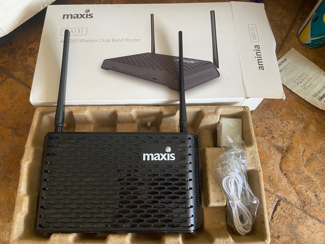 Maxis AC1200 Wireless Dual Brand Router Aminia, Computers & Tech ...