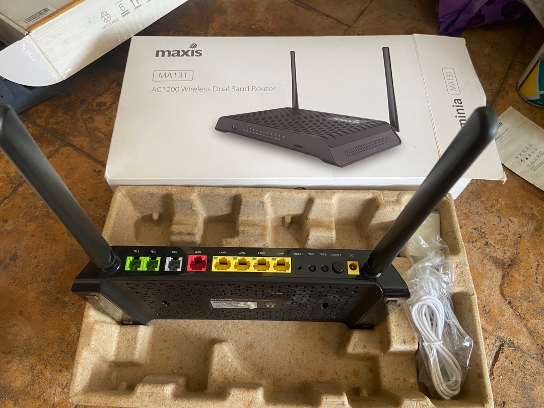 Maxis AC1200 Wireless Dual Brand Router Aminia, Computers & Tech ...