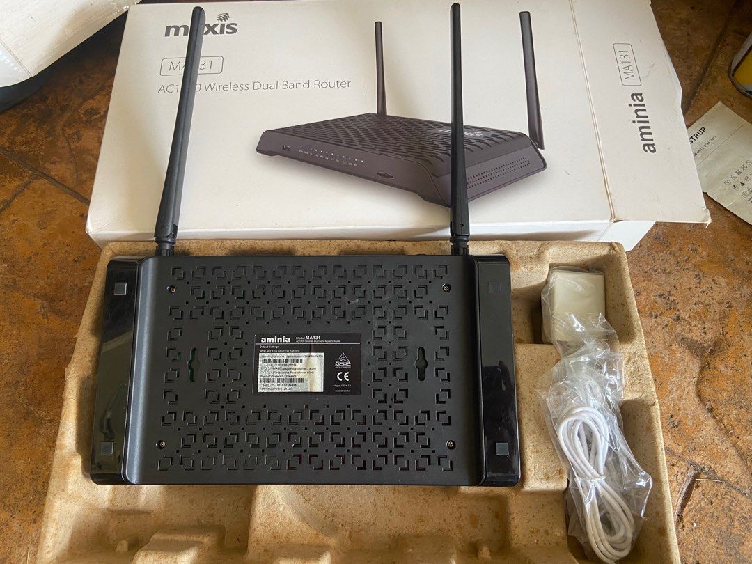 Maxis AC1200 Wireless Dual Brand Router Aminia, Computers & Tech ...