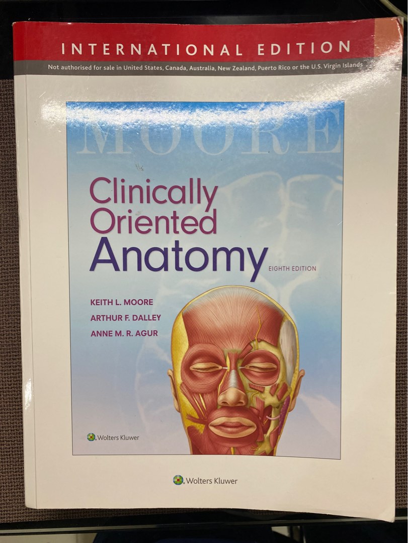 Moore’s Clinically Oriented Anatomy 8th ed., Hobbies & Toys, Books & Magazines, Textbooks on ...