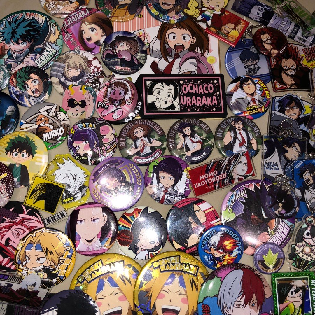 My Hero Academia Official Badges, Keychains, Assorted Merchandise ...