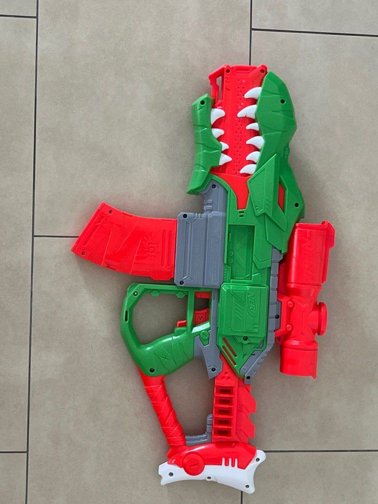 Nerf Gun Dinosquad Rex Rampage, Hobbies & Toys, Toys & Games on Carousell