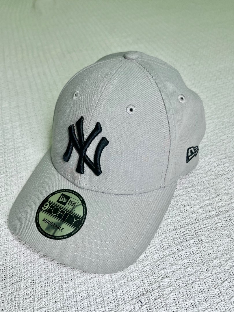 New Era NY Grey Cap, Men's Fashion, Watches & Accessories, Cap & Hats ...