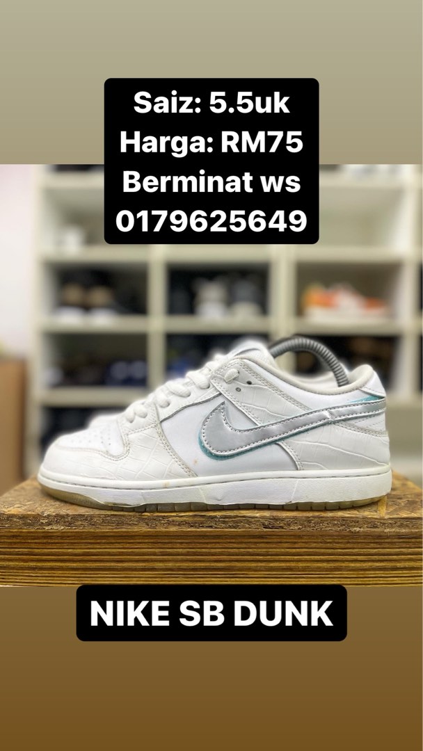 Nike Sb Dunk Womens Fashion Footwear Sneakers On Carousell