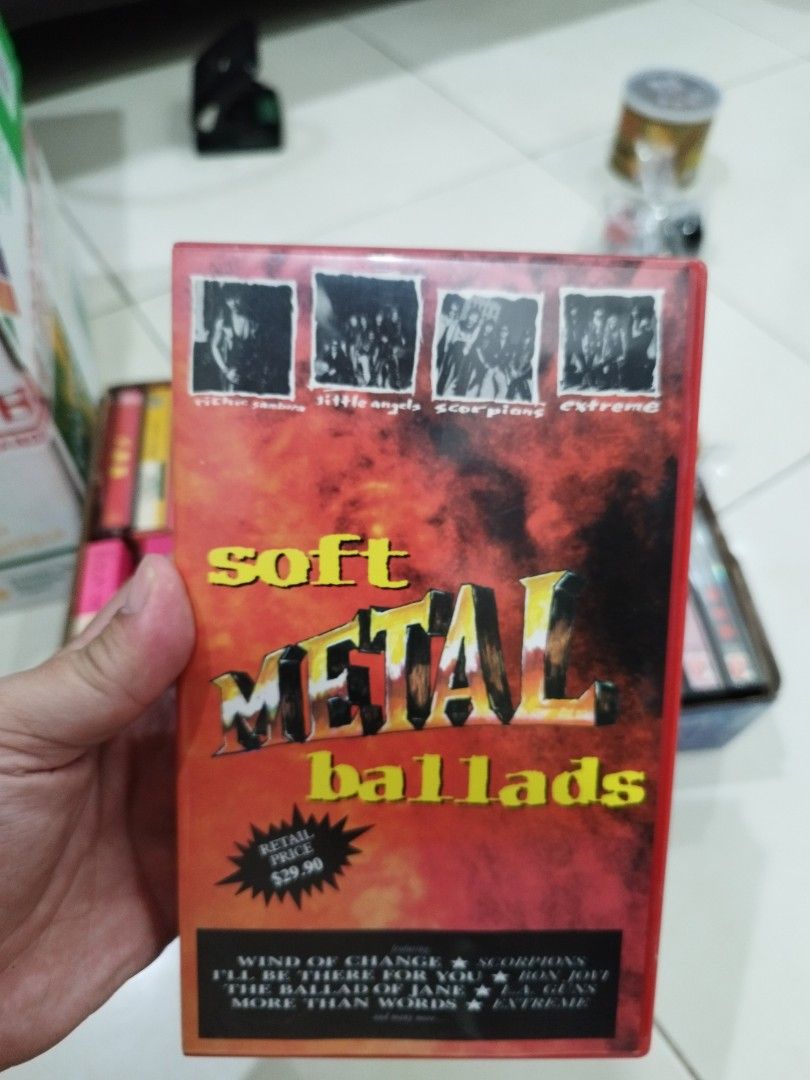 Official VHS Polygram Slow Metal Bon Jovi, Scorpions, Hobbies & Toys ...