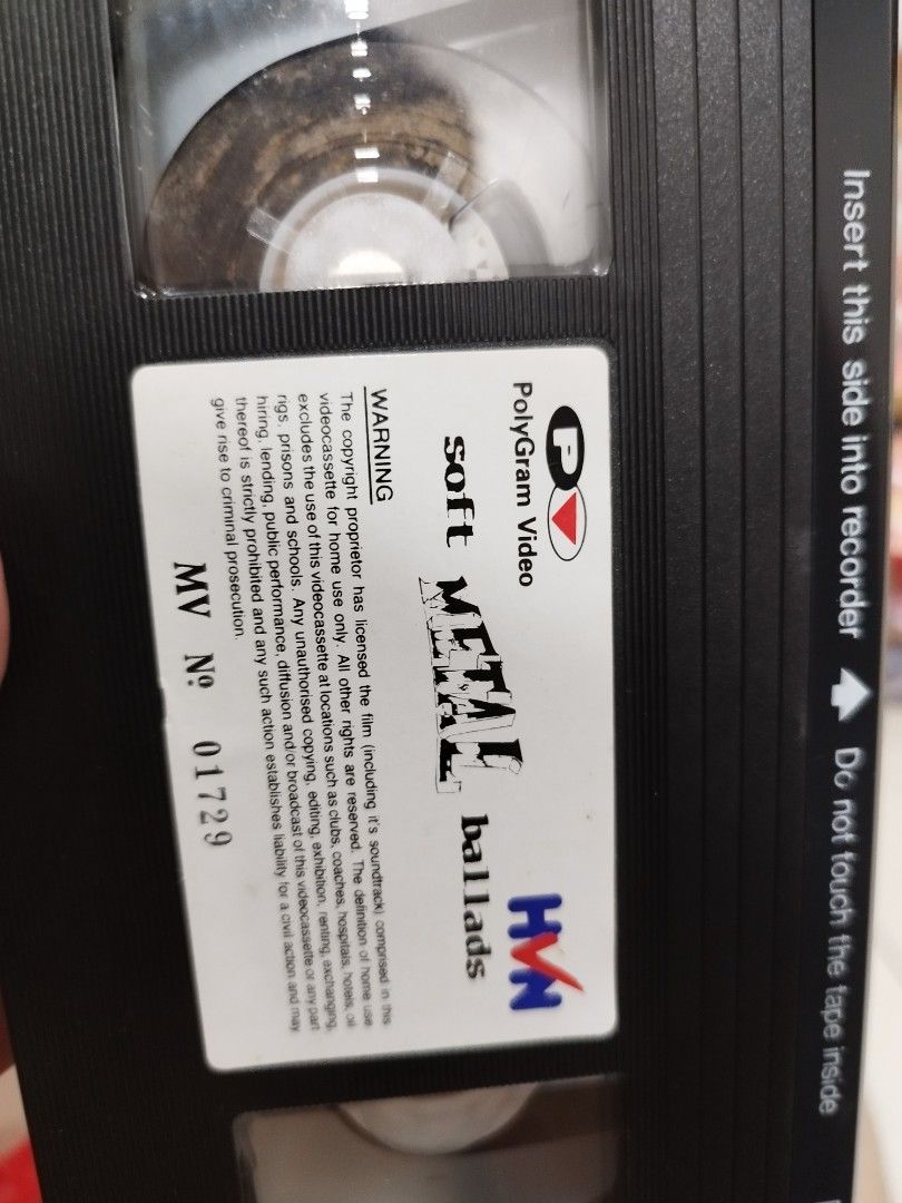 Official VHS Polygram Slow Metal Bon Jovi, Scorpions, Hobbies & Toys ...