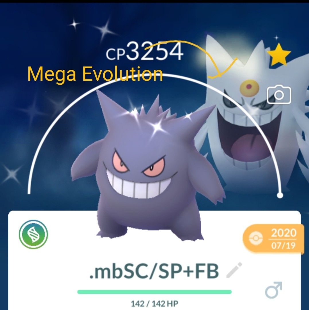 Pokemon go shiny gastly, Video Gaming, Video Games, Others on Carousell