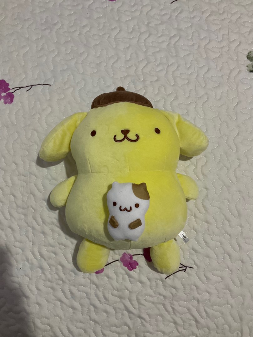 Pompompurin BIG Plush Doll with Muffin Atarikuji Last one Pom Pom Purin ...
