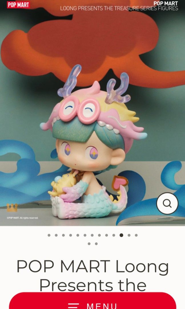 Popmart loong treasure blind box, Hobbies & Toys, Memorabilia ...