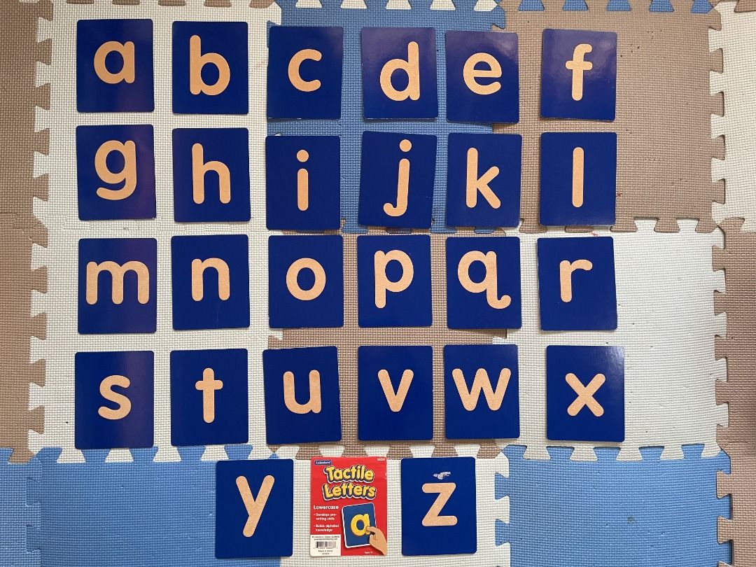 Preloved: Set of 2 Lakeshore Learning Tactile Letters - Lowercase and ...