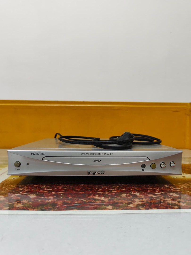 ProTech DVD/VCD/MP3/CD-R Player (Used), Hobbies & Toys, Music & Media, CDs & DVDs on Carousell