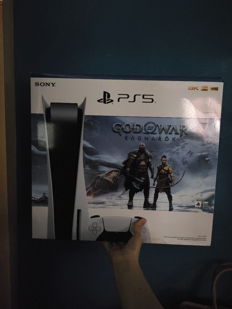 PS5 Disc God of War Ragnarok Edition + 2 DualSense 5 Bundle ...