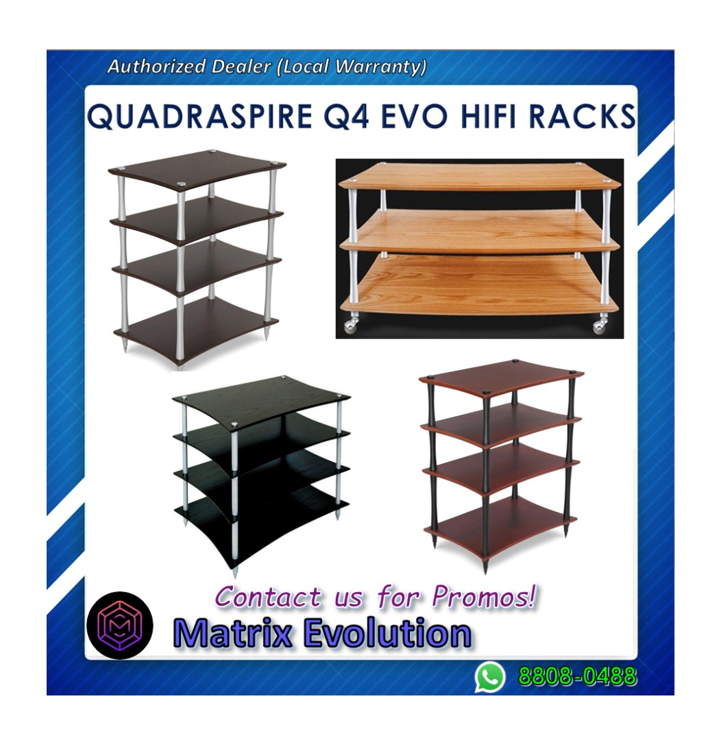 Quadraspire Q4 Evo Hifi Racks, Audio, Other Audio Equipment on Carousell