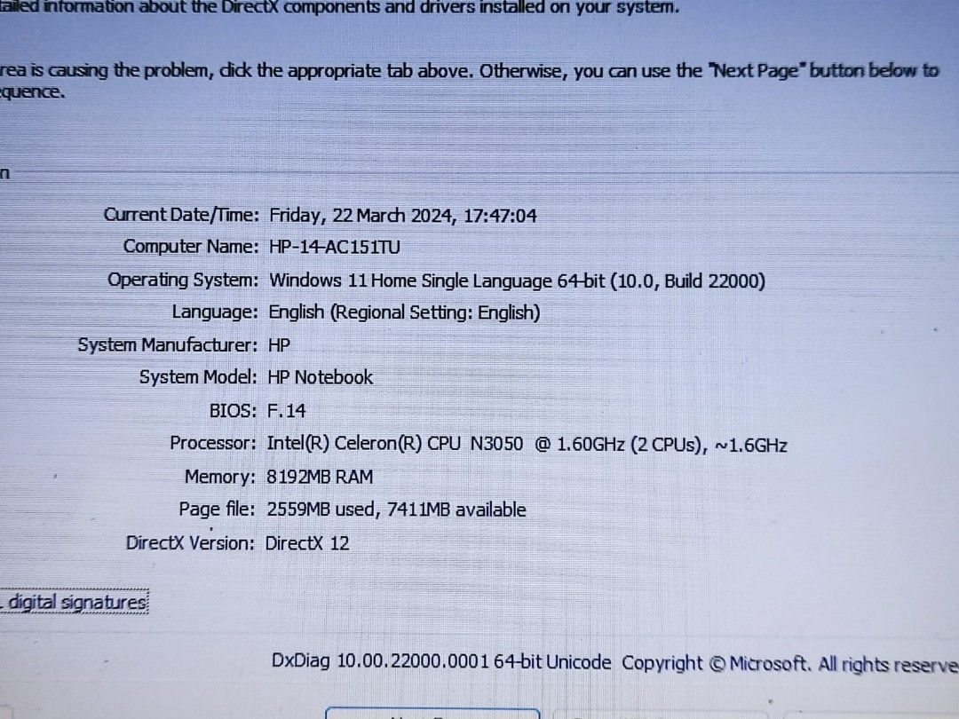 [RAM 8GB/SSD 256GB] LAPTOP HP 14 F14 SLIM SIAP Kerja kuliah mulus ...