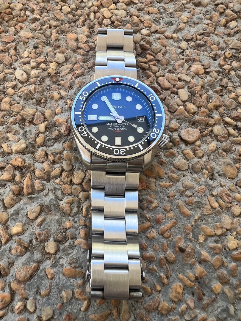 Original Seiko SKX007 MarineMaster Mod with all original parts, Men's ...