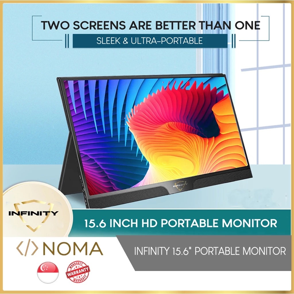 [SG] INFINITY 13.3-17.3" IPS FHD | QLED | Touch Portable Monitor| Type ...