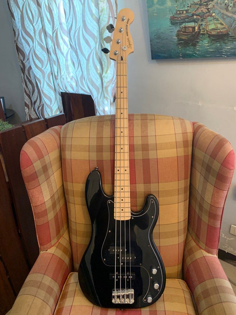 Squier Fender Precision Bass Guitar with Rumble 15 Amplifier, Audio, Other Audio Equipment on ...