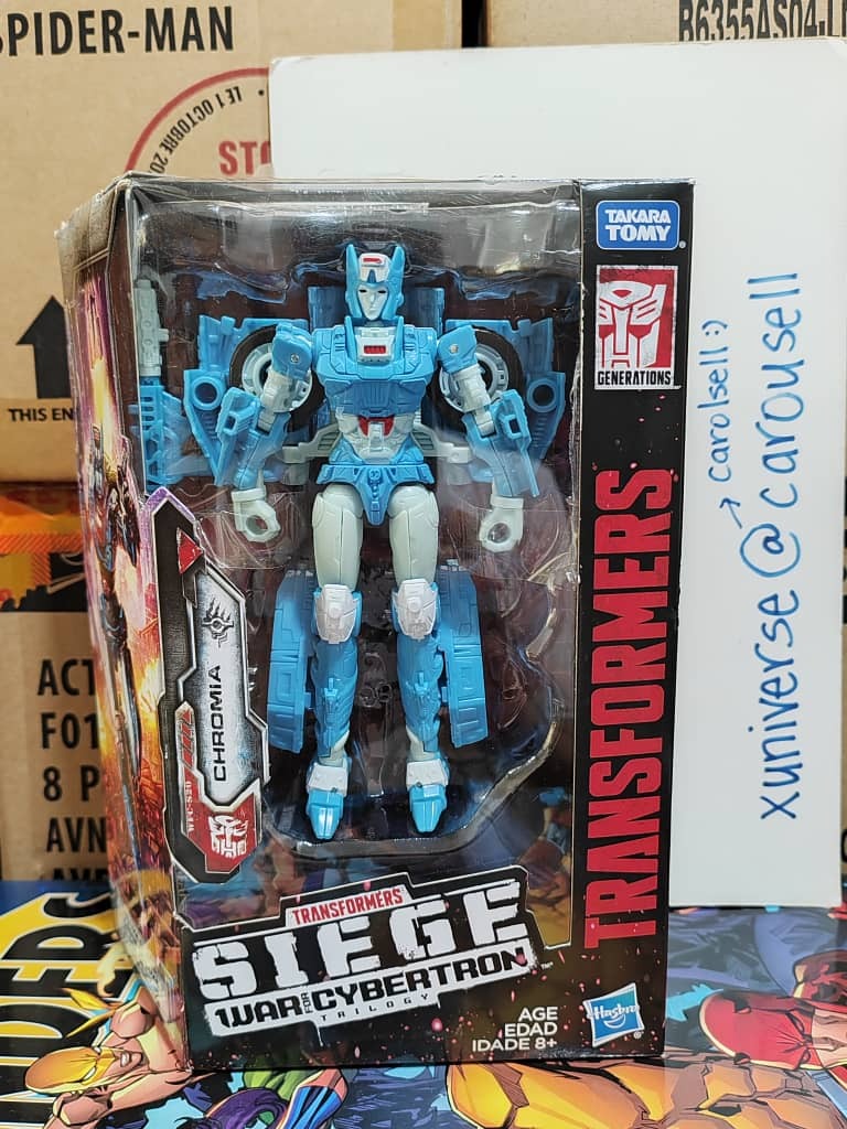 TF Transformers CHROMIA Siege - dc marvel autobots g1 mp studio netflix legacy earthrise kingdom ...