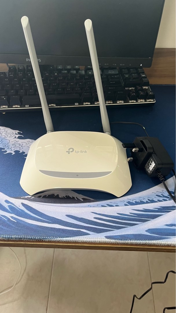 TP Link TL-WR840N Wireless Router / Wifi Repeater, Computers & Tech ...