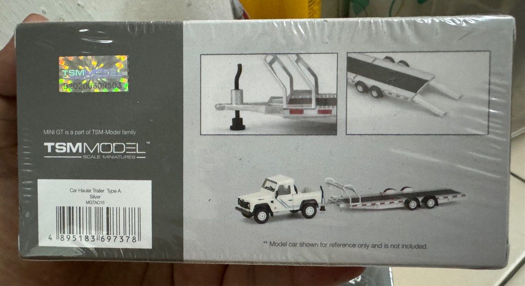 TSM Models Mini GT Land Rover Defender 90 Pickup with Car Hauler ...