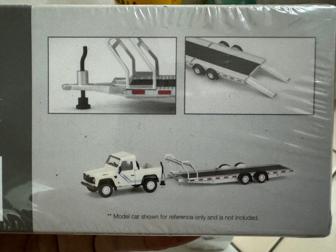 TSM Models Mini GT Land Rover Defender 90 Pickup with Car Hauler ...