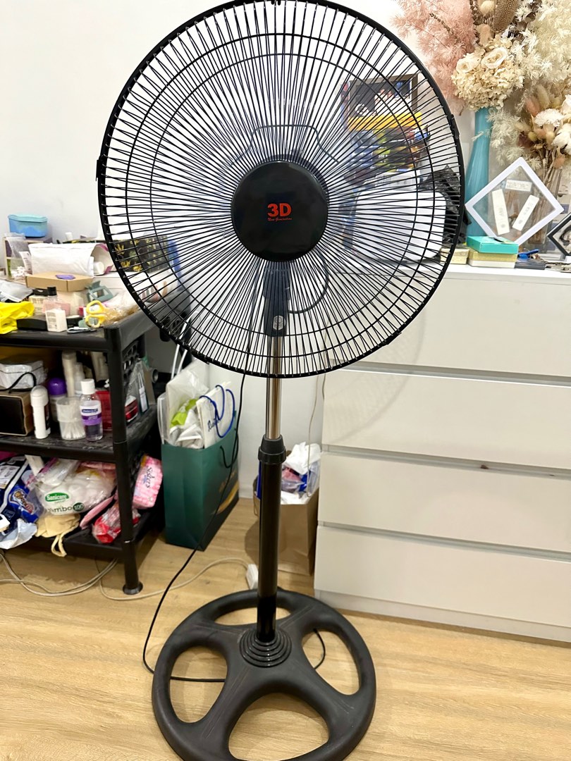 3D stand fan 16", Furniture & Home Living, Lighting & Fans, Fans on ...
