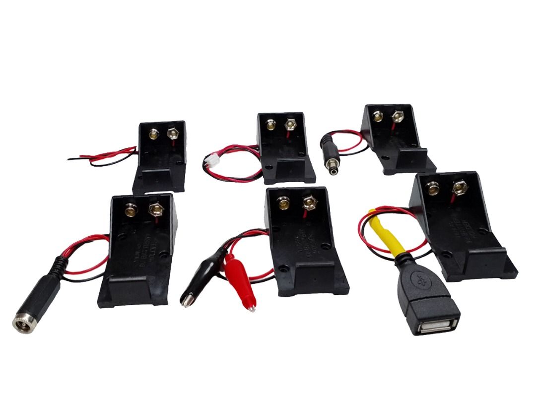 9V RECHARGEABLE BATTERY OPEN CASE NO SWITCH (1-PC per ORDER), BEST FOR ...