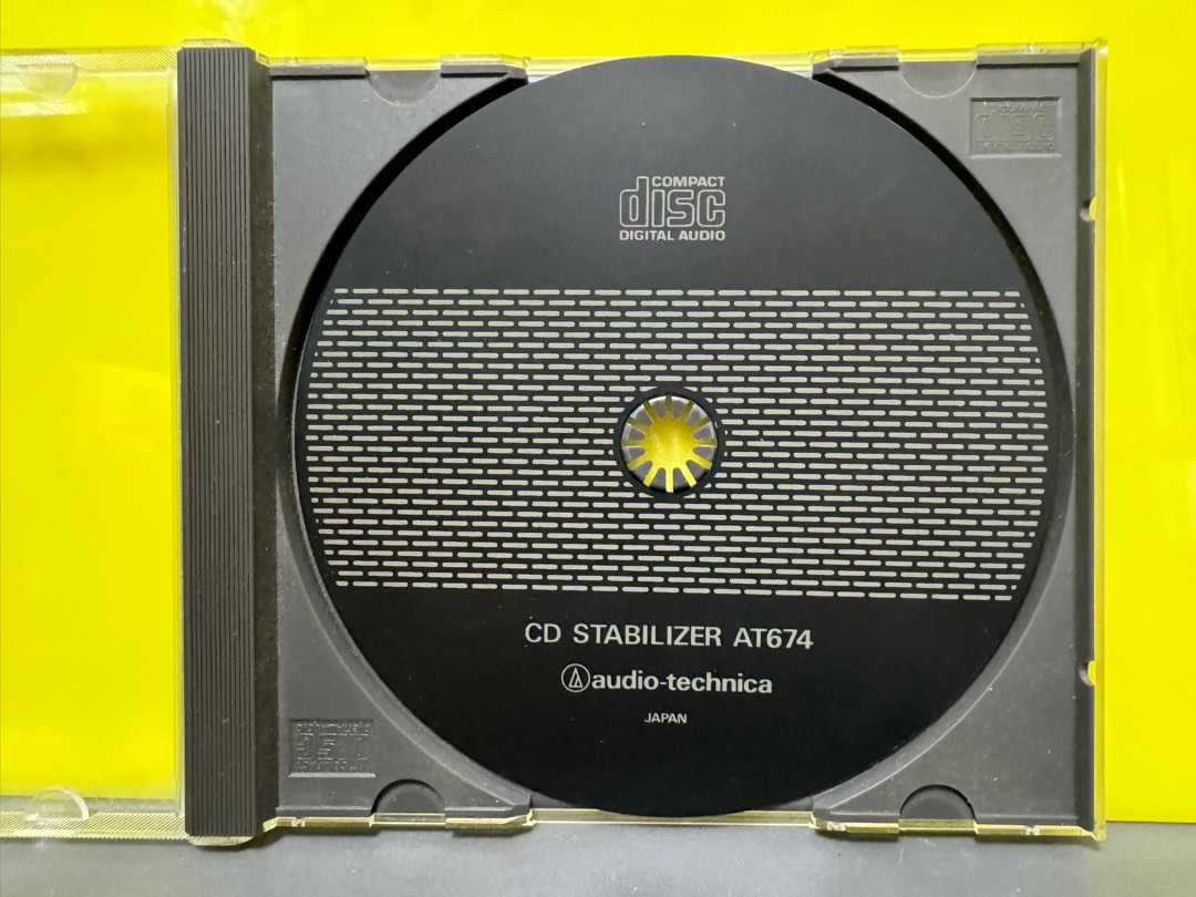 日本Audio Technica CD Stabilizer CD機使用 穩定器, 音響器材, 其他音響配件及設備 - Carousell