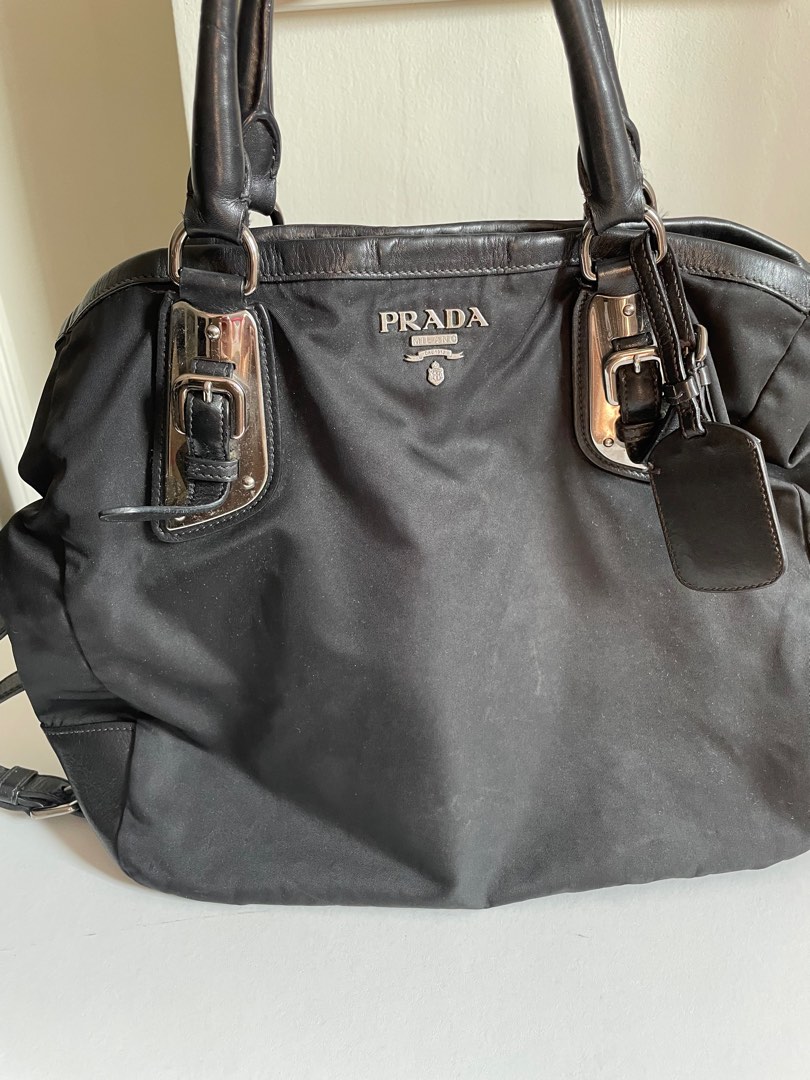 Authentic Prada Black Bag, Luxury, Bags & Wallets on Carousell