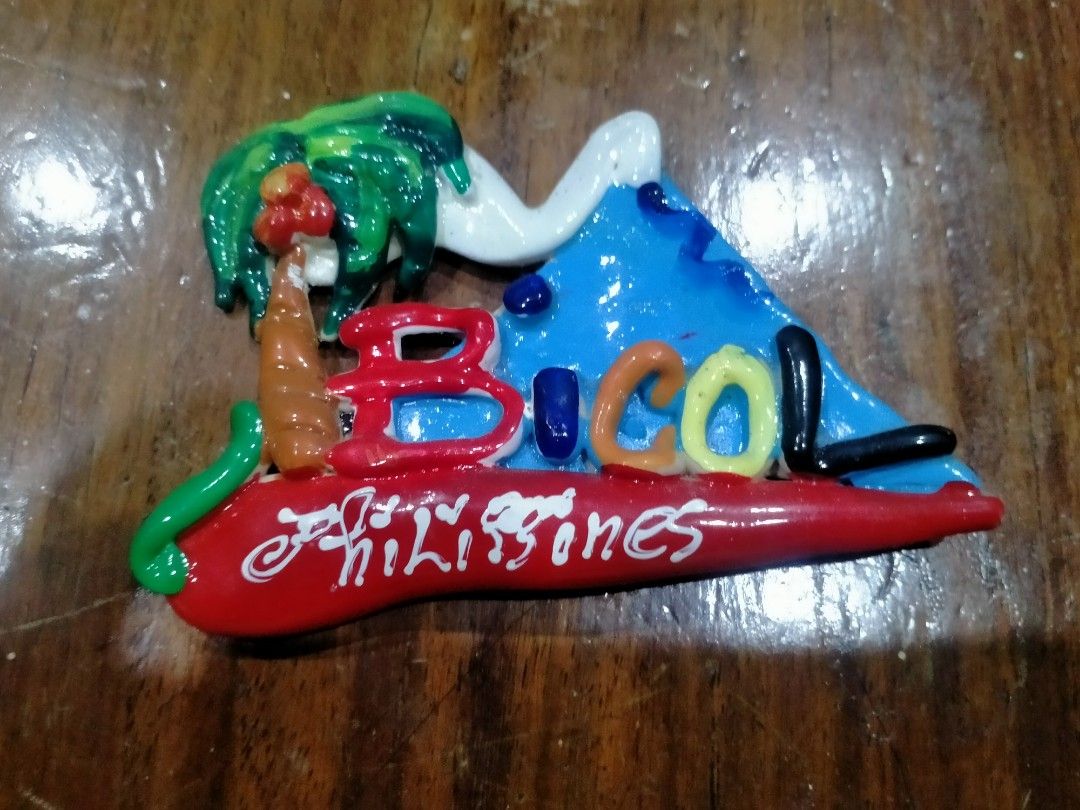 Bicol Philippines Magnet Souvenir Collectible Ceramic Handmade Hand ...