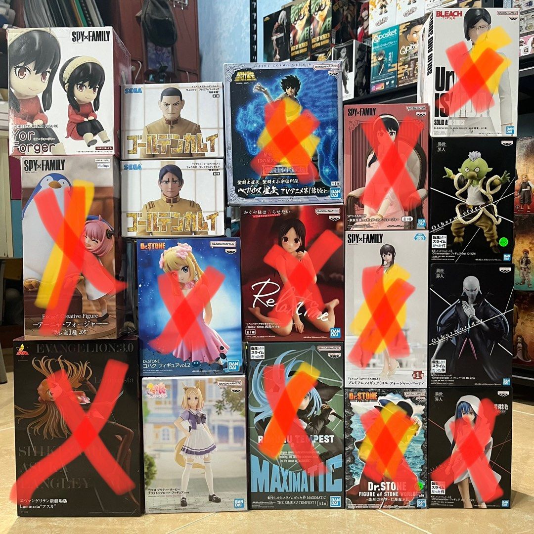 Bleach Spyxfamily DrStone Waifu Figure, Hobbies & Toys, Toys & Games on ...