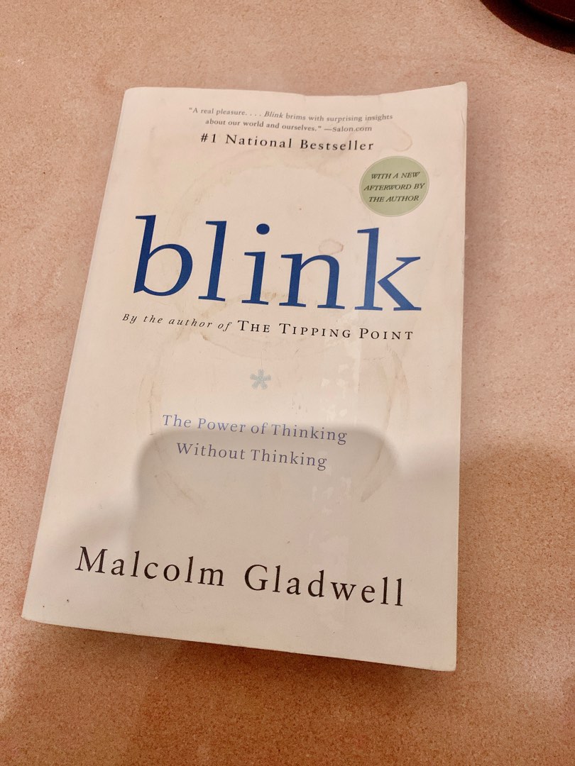 Blink Malcolm Gladwell the power of thinking without thinking blackpink ...