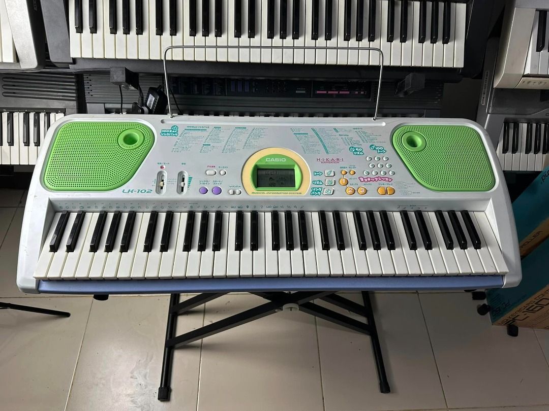 Casio LK-102 Piano Keyboard Organ 61 Keys, Hobbies & Toys, Music & Media, Musical Instruments on ...