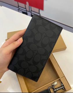 Coach Men Long Wallet, Men's Fashion, Watches & Accessories, Wallets ...