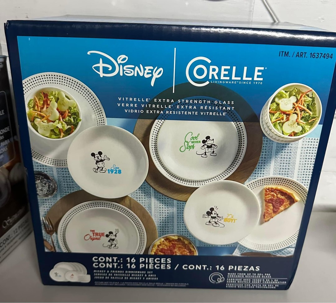 Corelle Disney Limited Edition, Furniture & Home Living, Kitchenware ...