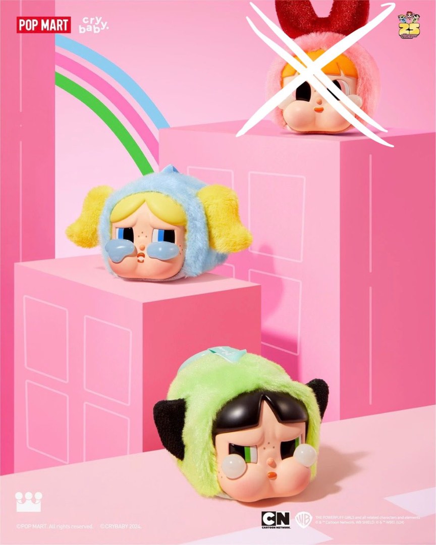 Crybaby powerpuff vinyl face plus, Hobbies & Toys, Toys & Games on ...
