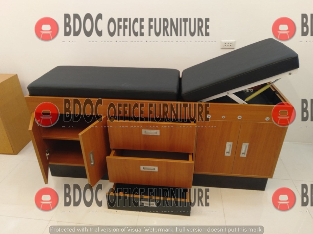 customized clinic bed with pull out drawer at the bottom / office ...