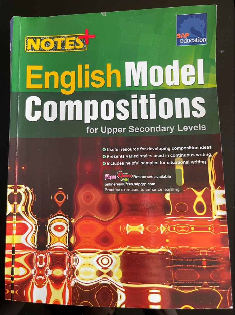 English Model Compositions for Upper Secondary Levels (SAP), 興趣及遊戲, 書本 ...