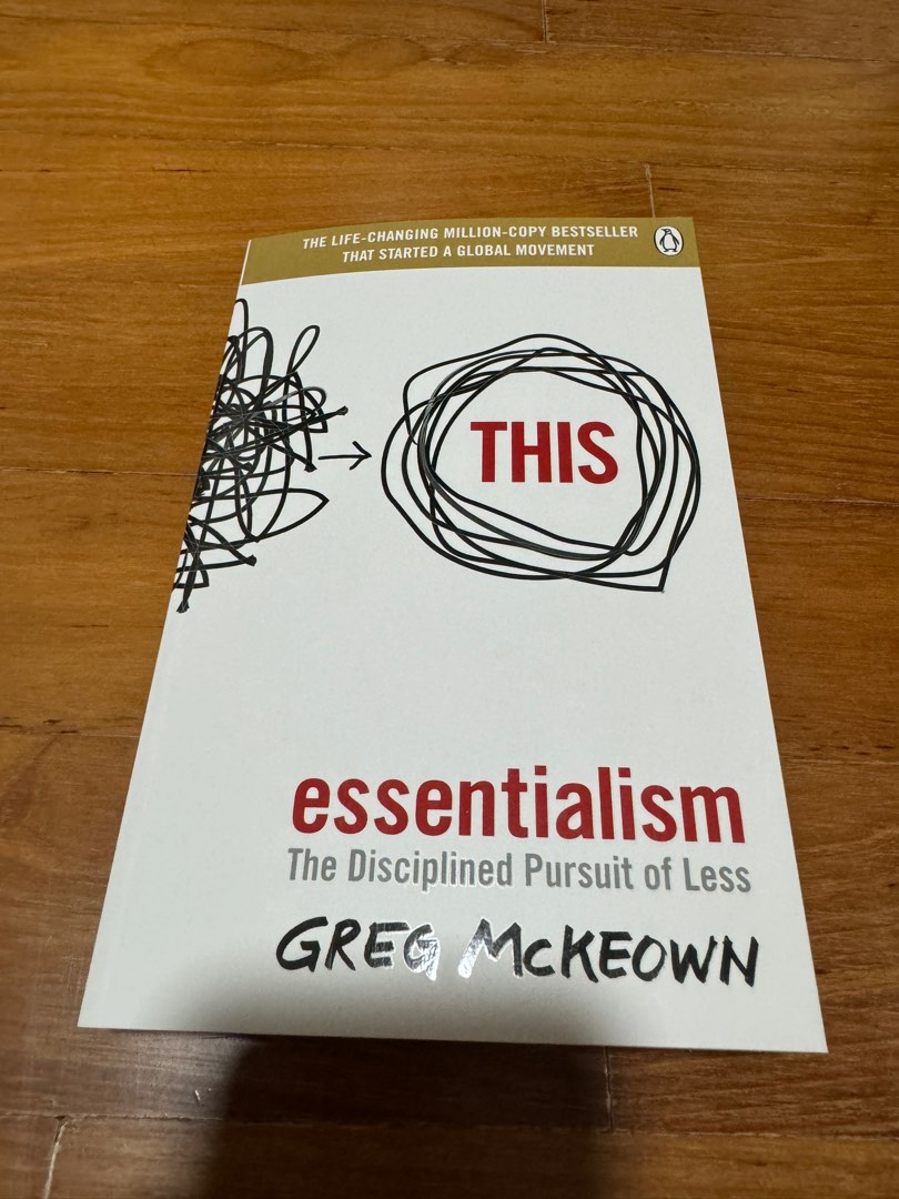 essentialism Greg Mckeown, Hobbies & Toys, Books & Magazines, Fiction ...