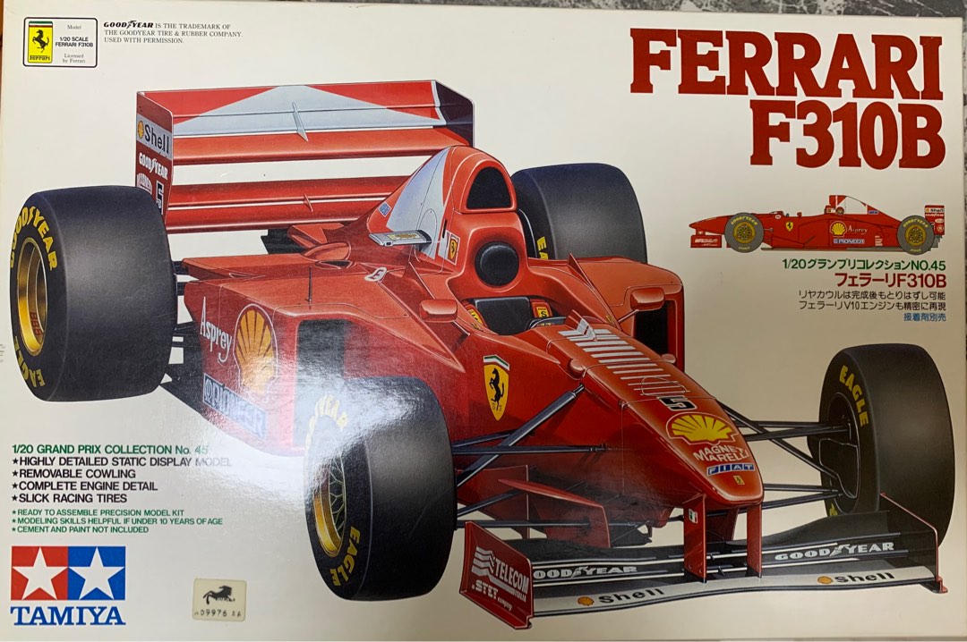 全新FERRARI F310B TAMIYA F1/20法拉利 田宮 組裝模型 舒馬克 萬寶路, 興趣及遊戲, 玩具 & 遊戲類 ...