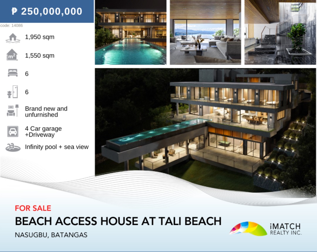 FOR SALE: Tali Modern Beach House and Lot at Tali Peak Villa, Nasugbu ...