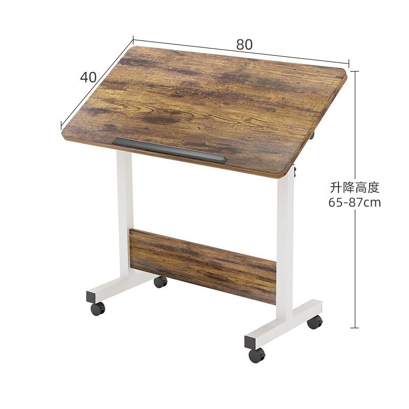 [FREE DELIVERY] 60cm/80cm FOLDABLE Movable Laptop Table/ Computer Study ...
