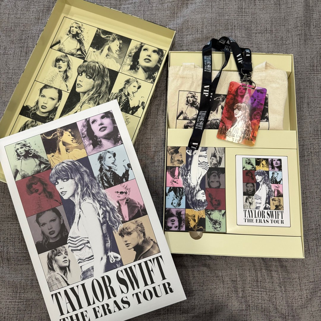 Full set Taylor Swift ERAS Tour VIP Box Merchandise + Freebies (Worth ...