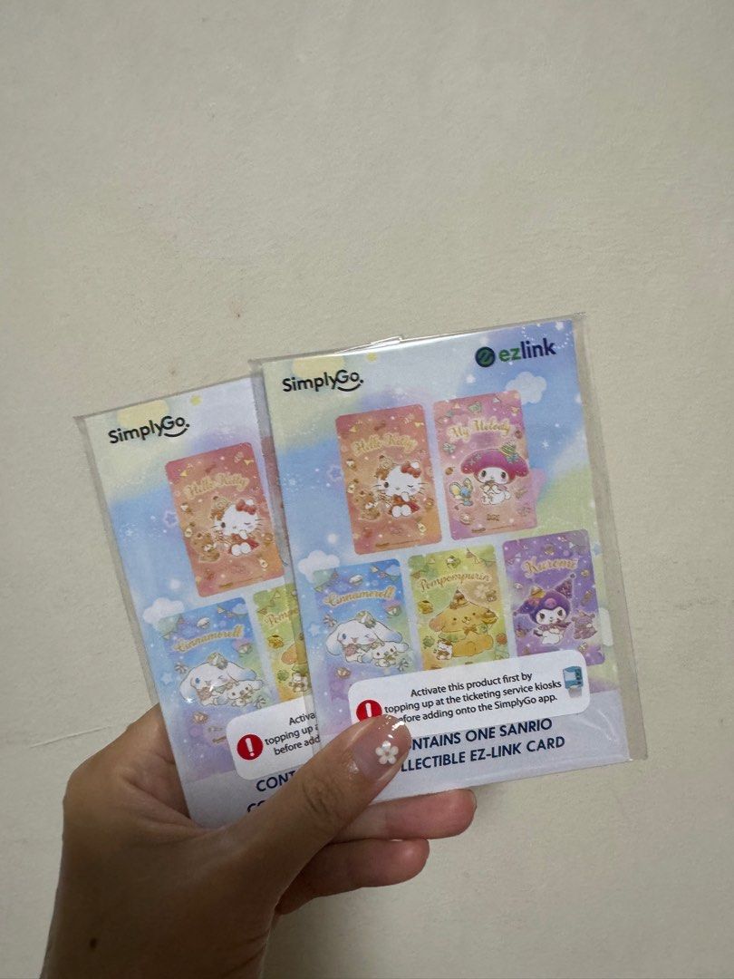 Hello Kitty & Cinnamon - Simply Go/Ezlink Card , Tickets & Vouchers ...