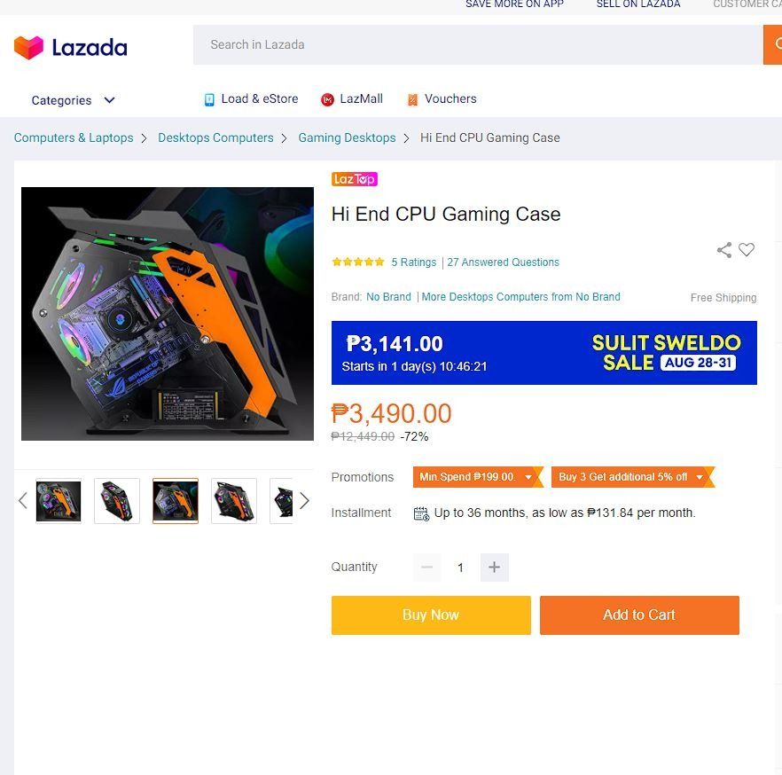 Hi End Gaming Transformer CPU Case Bnew, Video Gaming, Gaming ...